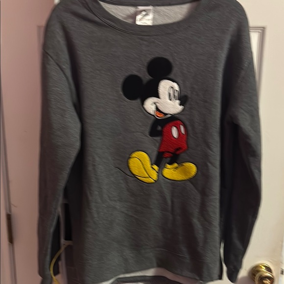 Disney | Sweaters | Disney Womens Gray Mickey Mouse Sweater | Poshmark
